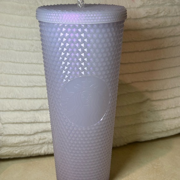 Starbucks | Dining | Starbucks Textured Icy Lilac 24oz W Straw Nwt ...